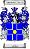 Melton coat of arms / Melton Family Crest